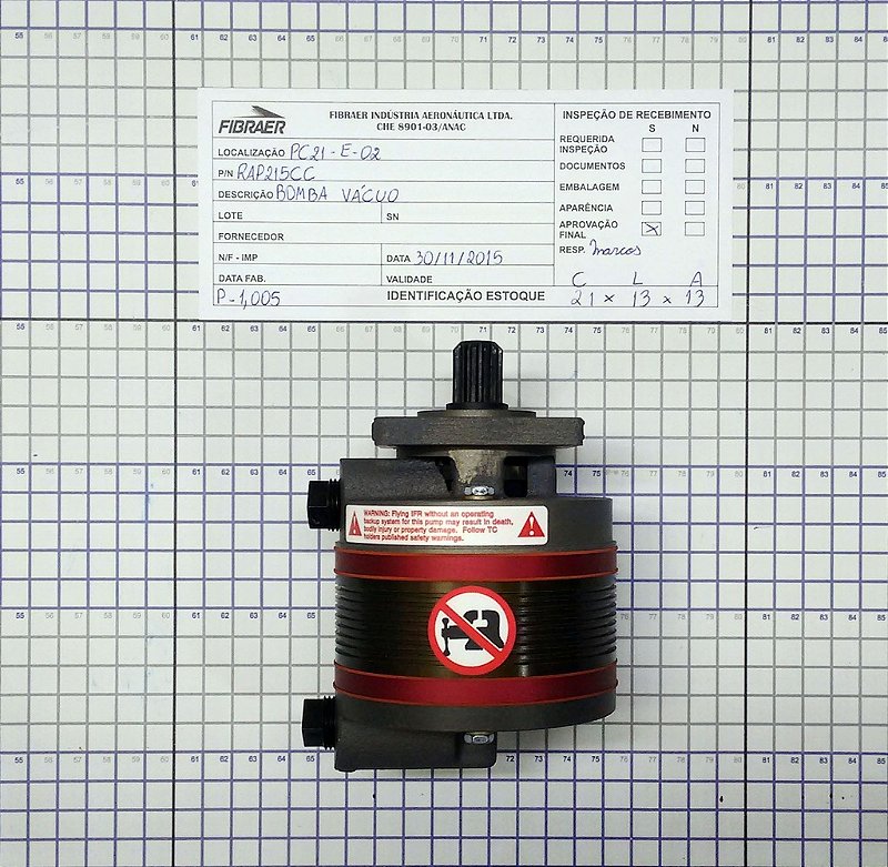 BOMBA VÁCUO - RAP215CC (215CC) - Fibraer