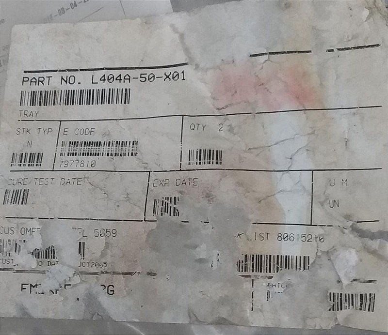 TRAY - L404A-50-X01 - Fibraer