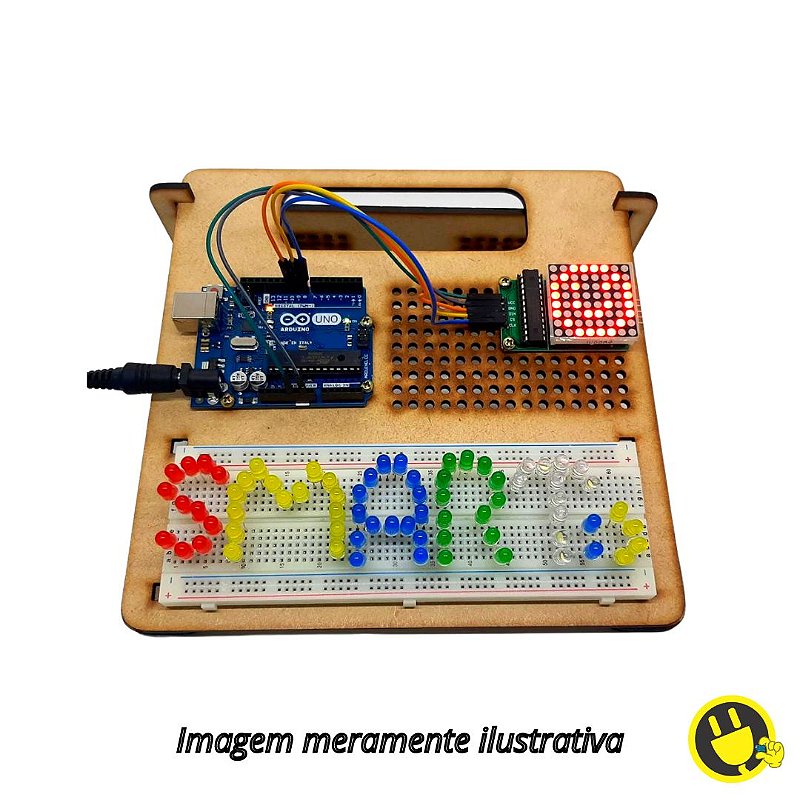 Base Mdf Para Arduino Uno Protoboard E Sensores Arduino E Raspberry Em Manaus é Na Smart Projects