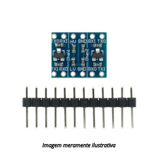 Conversor de Nível Lógico 3,3-5V Bidirecional 2 Canais - Arduino e Raspberry em Manaus é na ...