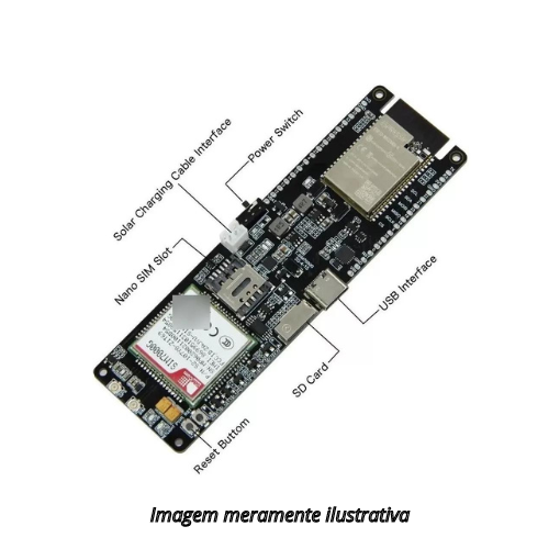 TTGO ESP32-Wrover-E T-SIM7000G com Suporte de Bateria - Arduino e Raspberry em Manaus é na Smart ...