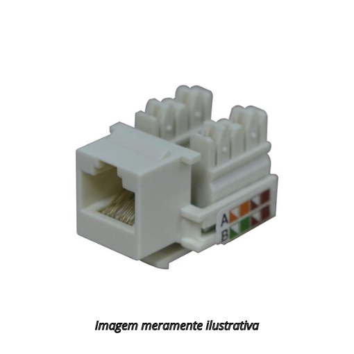 Conector Keystone Fêmea RJ45 CAT5e - SmartProjects Brasil | Componentes ...