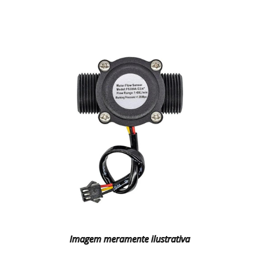 Sensor de Fluxo Vazão de Água FS300A 3/4" 1-60L/min - SmartProjects ...