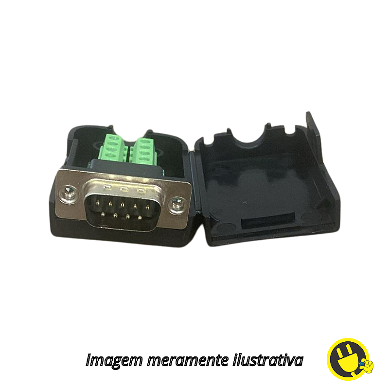 Módulo Adaptador DB9 Serial RS232 Macho para Borne com Capa ...