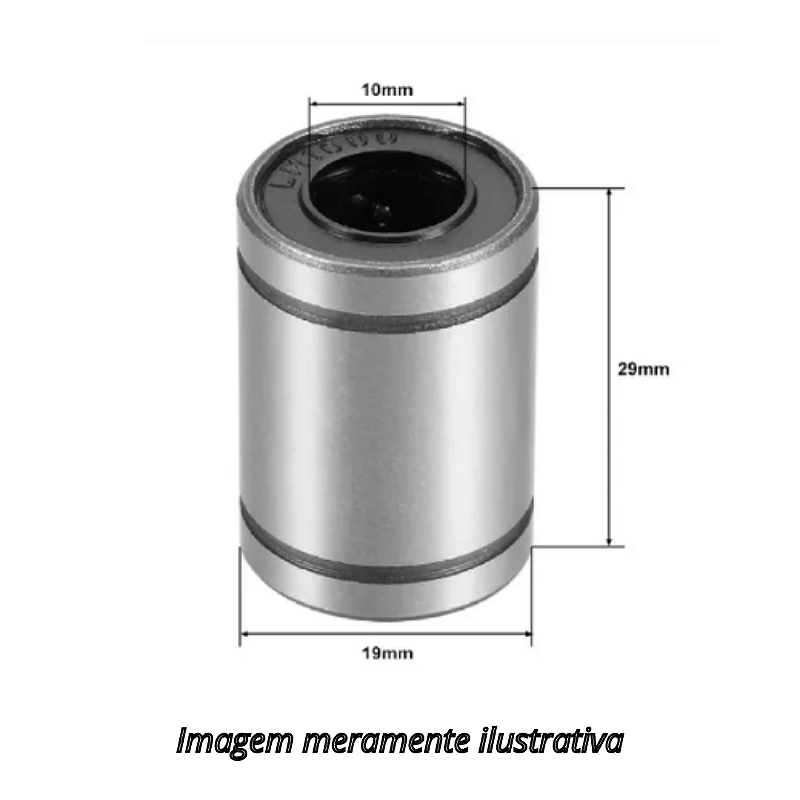 Rolamento Linear LM10UU 10mm - SmartProjects Brasil | Componentes ...