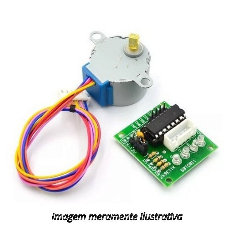 Motor de Passo 5V 28BYJ-48 + Driver ULN2003 - SmartProjects Brasil ...