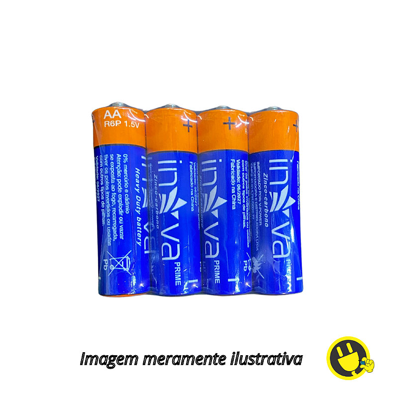 Kit 4 Pilhas AA 1,5V - SmartProjects Brasil | Componentes Eletrônicos ...