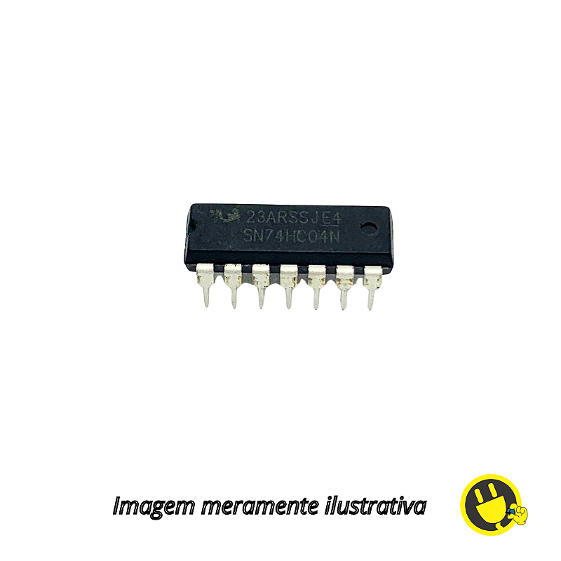 Circuito Integrado 74HC04 Porta Lógica NOT - SmartProjects Brasil ...