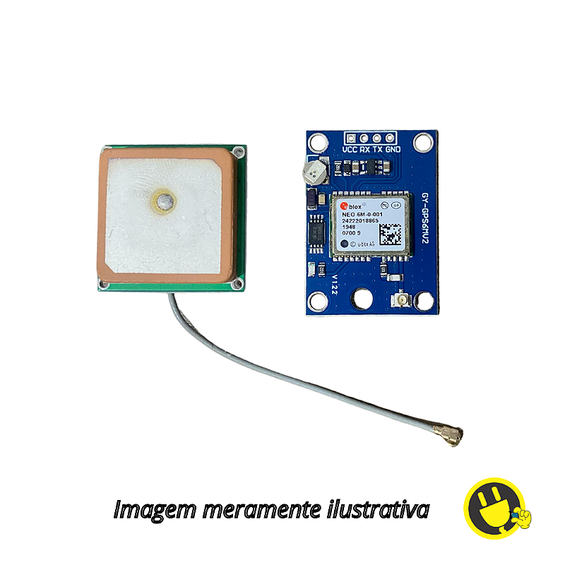Módulo GPS GY-NEO6M V2 - SmartProjects Brasil | Componentes Eletrônicos ...