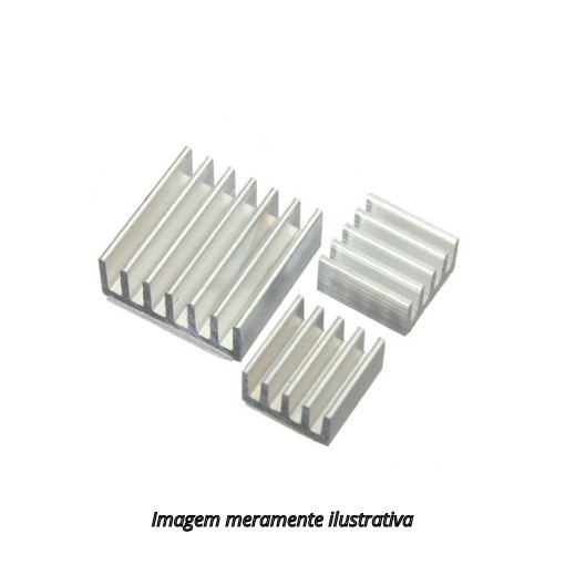 Kit Com 3 Dissipadores Para Raspberry Arduino E Raspberry Em Manaus é Na Smart Projects