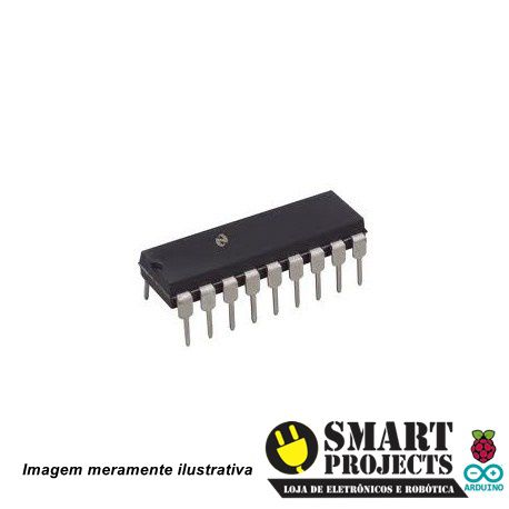 Circuito integrado CD4049 porta NOT - Arduino e Raspberry em Manaus é na Smart Projects!