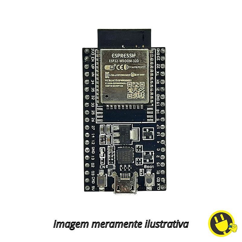 Módulo ESP32 DevKitC S1 - SmartProjects Brasil | Componentes ...