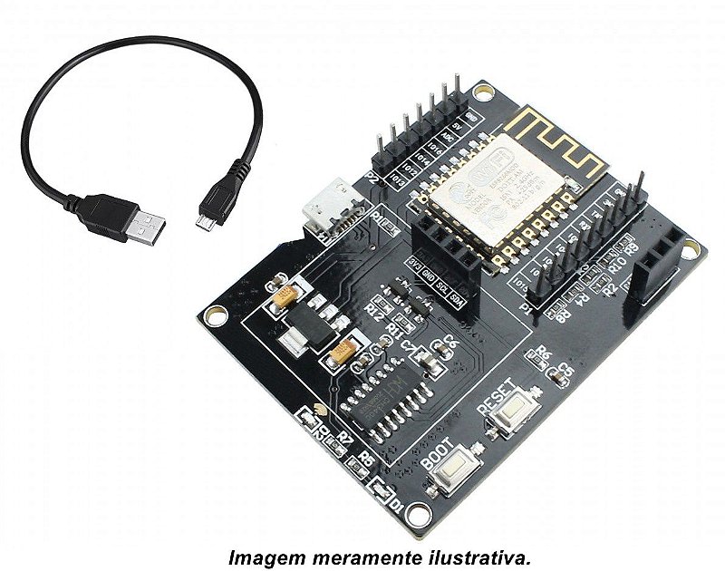 Placa de Desenvolvimento IOT ESP8266 12F Wifi Slots p/ Oled e DHT11 ... Placa de Desenvolvimento IOT ESP8266 12F Wifi Slots p/ Oled e DHT11 ...