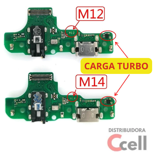 Placa Dock de Carga com Microfone entrada P2 Samsung A20s A207 Versão M12/M14 ...