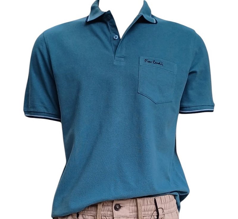 Camisa Polo Pierre Cardin Com Bolso - FIDALGOS