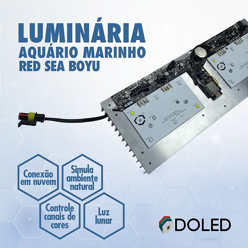 Luminária led Aquário Marinho - Doled