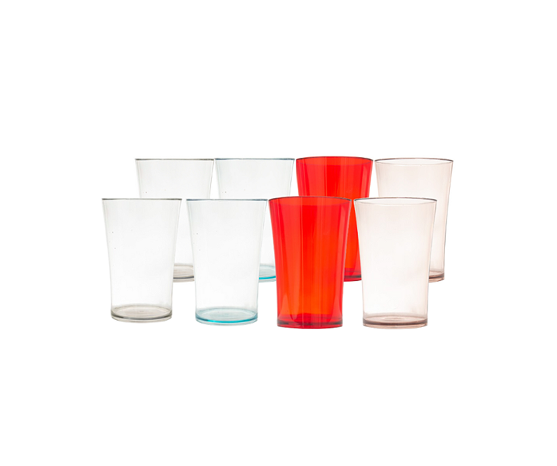 KIT COPO CRISTAL COM 8 - SORTIDO - 96 UNIDADES - Loja Plastibrasil ...