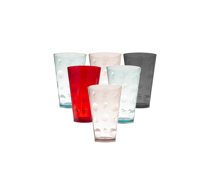 KIT COPO BOLHA COM 6 - SORTIDO - 72 UNIDADES - Loja Plastibrasil ...