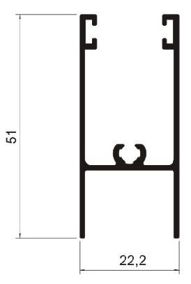 Perfil De Alumínio Travessa Da Folha Veneziana Equivalente À Su-187 Ba - Loja Virtual Meu Perfil ...