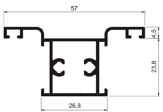 Perfil De Alumínio Coluna Marco Equivalente À Su-086 Barra Com 6Mts - Loja Virtual Meu Perfil de ...