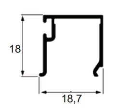 Perfil De Alumínio Linha Lg32 Ilg-059 Barra Com 6Mts - Loja Virtual Meu Perfil de Alumínio ...