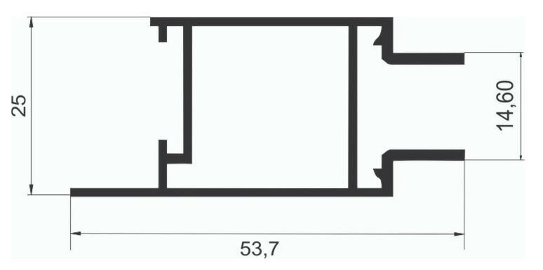 Perfil De Alumínio Montante Central Equivalente À Su-192 Barra Com 6Mt - Loja Virtual Meu Perfil ...