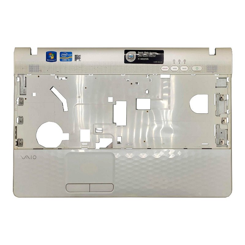 Carcaça Base Superior Notebook Sony Vaio Pcg-71911m Branco| Click Note ...