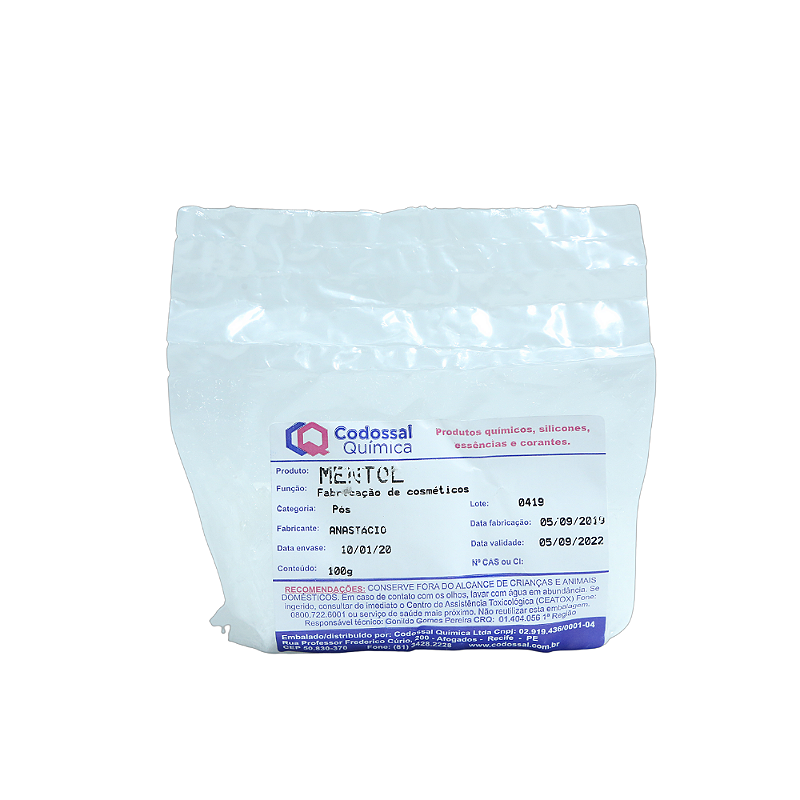 Mentol 100g - essenciasecia
