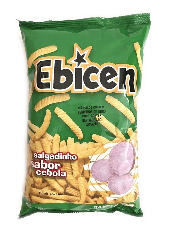 Salgadinho de Cebola 60g Ebicen - Loja Ikebana® Produtos Orientais