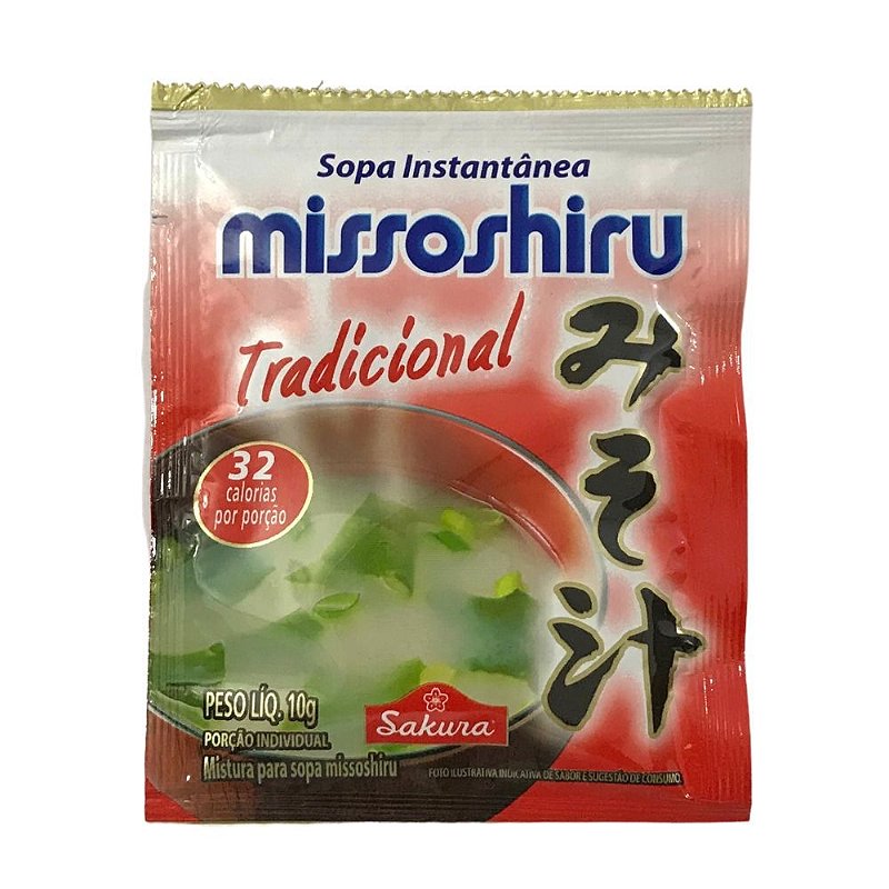 Sopa Instantânea de Missoshiro Tradicional Sakura - Loja Ikebana ...