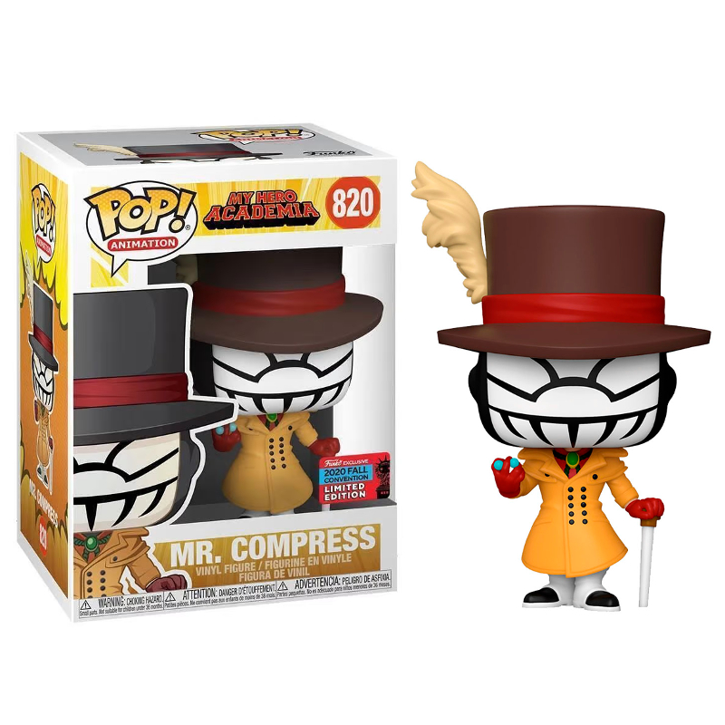 Funko Pop! My Hero Academia Mr. Compress 820 Original Colecionavel ...
