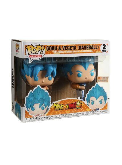 Funko Pop! Dragon Ball Z Goku & Vegeta Baseball 2 Pack Exclusivo - Moça ...