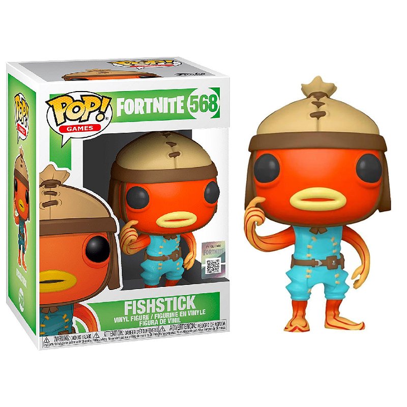Funko Pop! Games Fortnite Fishstick 568 Exclusivo Original - Moça do ...