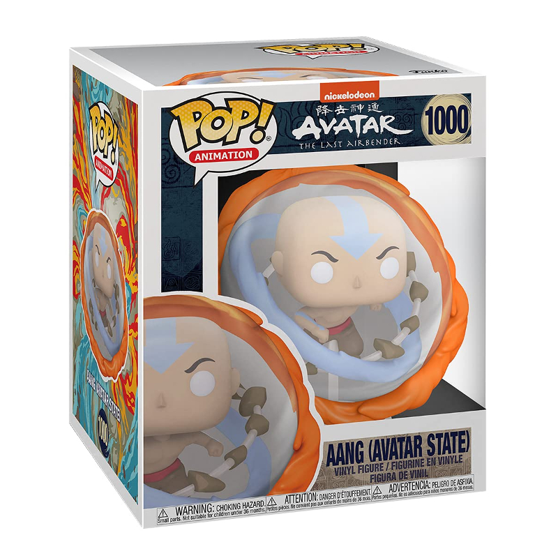 Funko Pop! Animation Avatar Aang Avatar State 1000 Original - Moça do ...