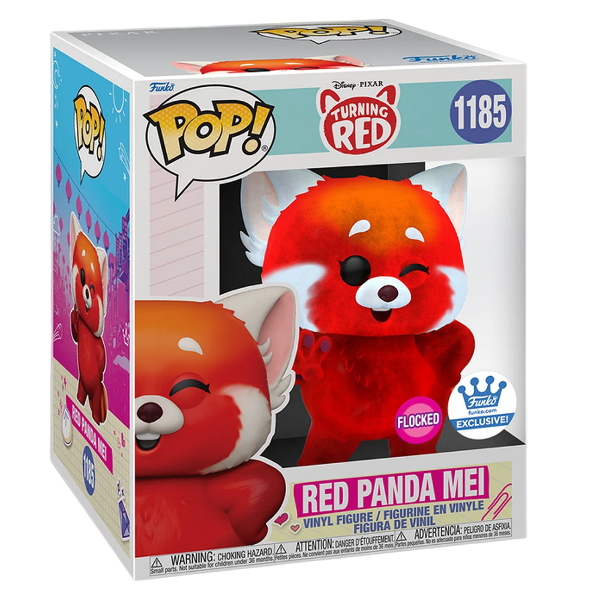 Funko Pop! Turning Red Red Panda Mei 1185 Flocked Exclusivo Original ...