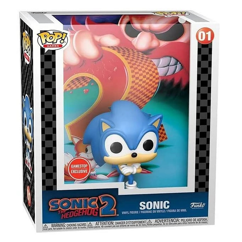 Funko Pop! Albums Games Sonic The Hedgehog 2 Sonic 01 Original - Moça ...