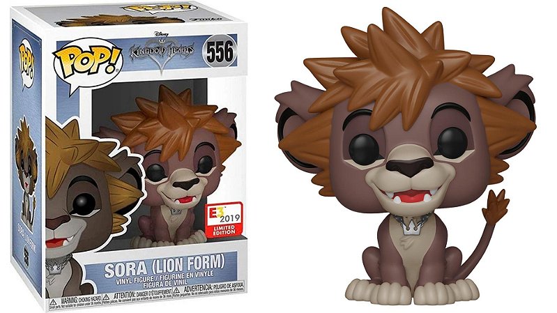 Funko Pop! Disney Games Kingdom Hearts Sora Lion Form 556 Exclusivo ...