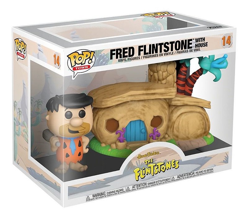 Funko Pop! Animation The Flintstones Fred Flintstone with House 14 ...