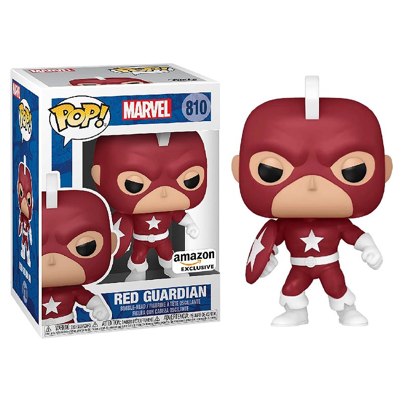 Funko Pop! Marvel Red Guardian 810 Exclusivo Original Colecionavel ...