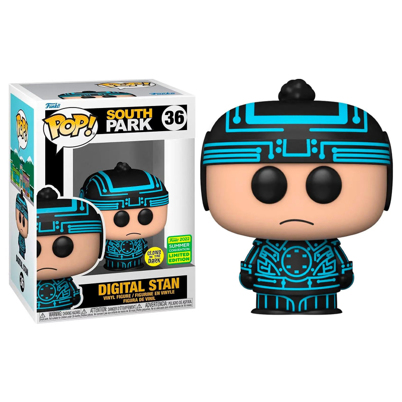 Funko Pop!Animation South Park Digital Stan 36 Exclusivo Glow Original ...