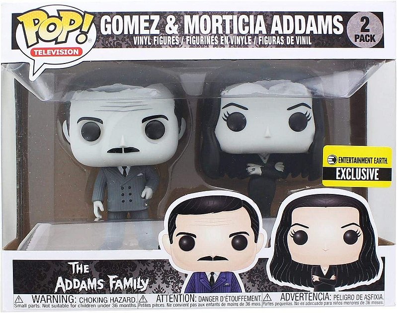 Funko Pop! The Addams Family Gomez & Morticia Addams 2 Pack Exclusivo ...