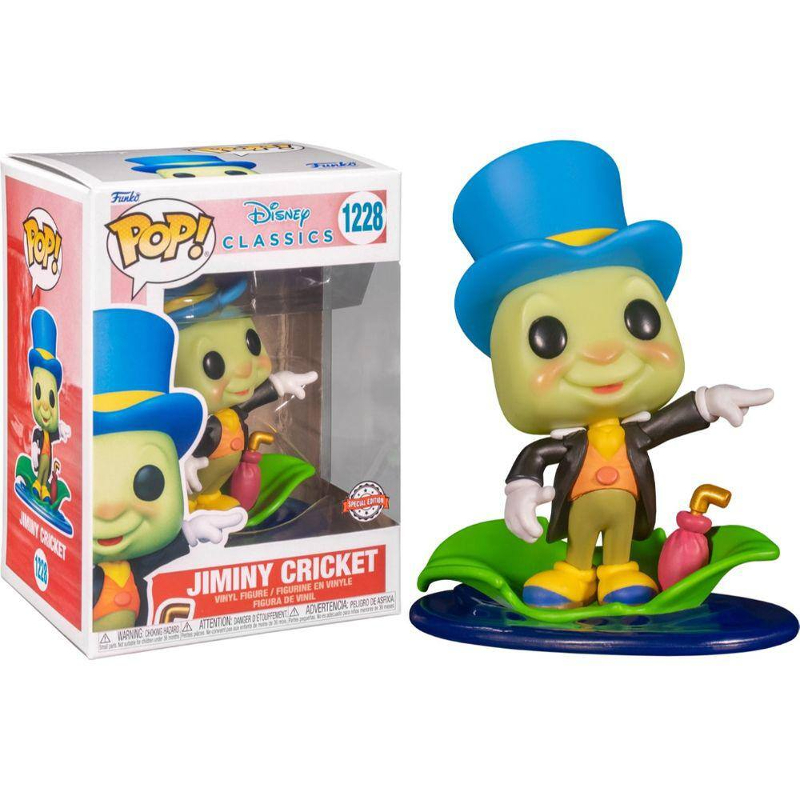 Funko Pop! Filme Disney Pinocchio Jiminy Cricket 1228 Exclusivo - Moça ...