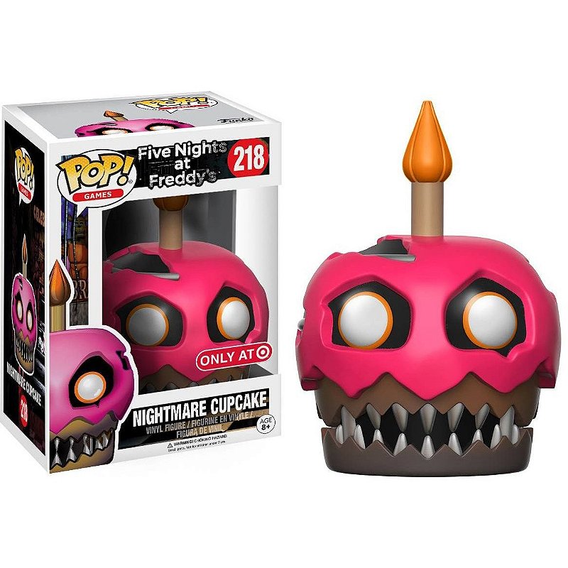 Funko Pop! Games Five Nights At Freddy's Nightmare Cupcake 218 - Moça ...