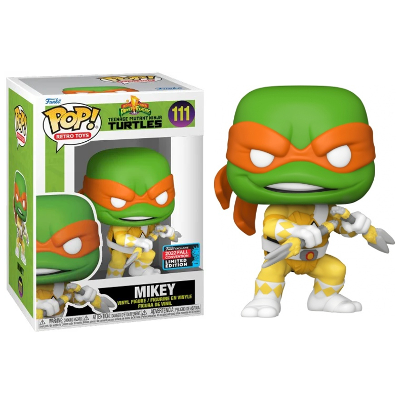 Funko Pop! Retro Toys Power Rangers / Tartarugas Ninja Mikey 111 - Moça ...