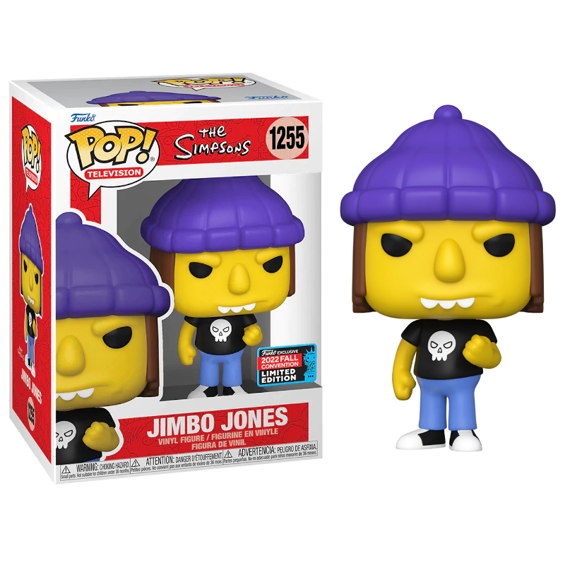 Funko Pop! Television The Simpsons Jimbo Jones 1255 Exclusivo Original ...