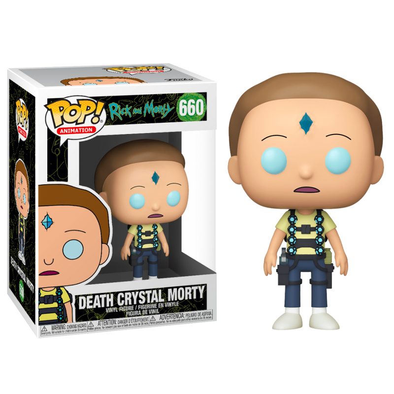 Funko Pop! Rick And Morth Death Crystal Morty 660 Original - Moça do ...