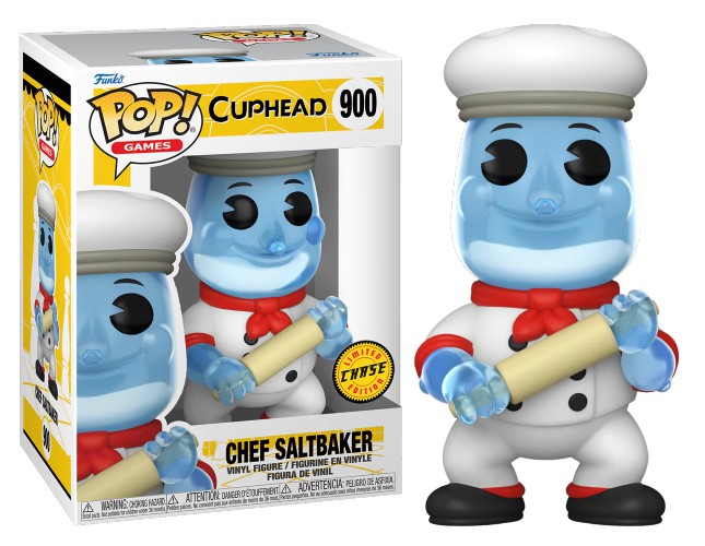 Funko Pop! Games Cuphead Chef Saltbaker 900 Exclusivo Chase - Moça do ...