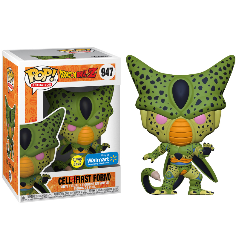 Funko Pop! Dragon Ball Z Cell First Form 947 Exclusivo Glow Original ...