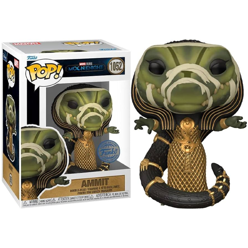 Funko Pop! Marvel Moon Knight Ammit 1052 Exclusivo Original - Moça do ...