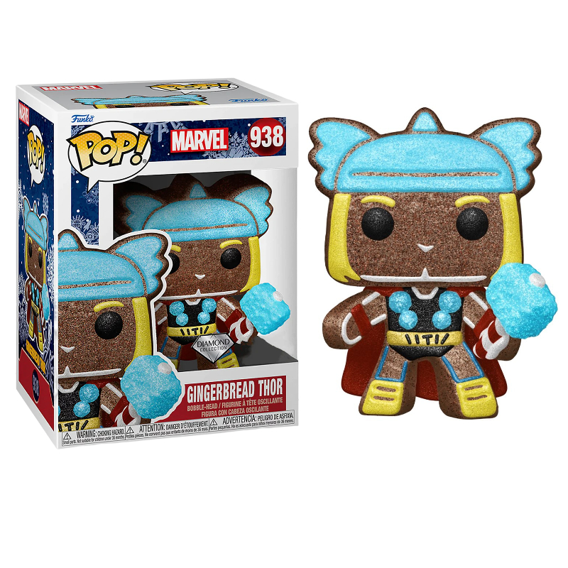 Funko Pop! Marvel Gingerbread Thor 938 Exclusivo Original - Moça do Pop ...